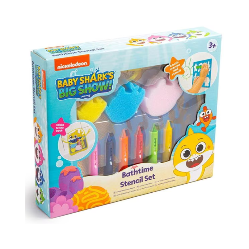 Buy Baby Shark Bathtime Stencil Set